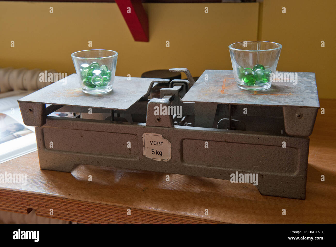 Berlin, Germany, weight scale as a visual object in the research area ...