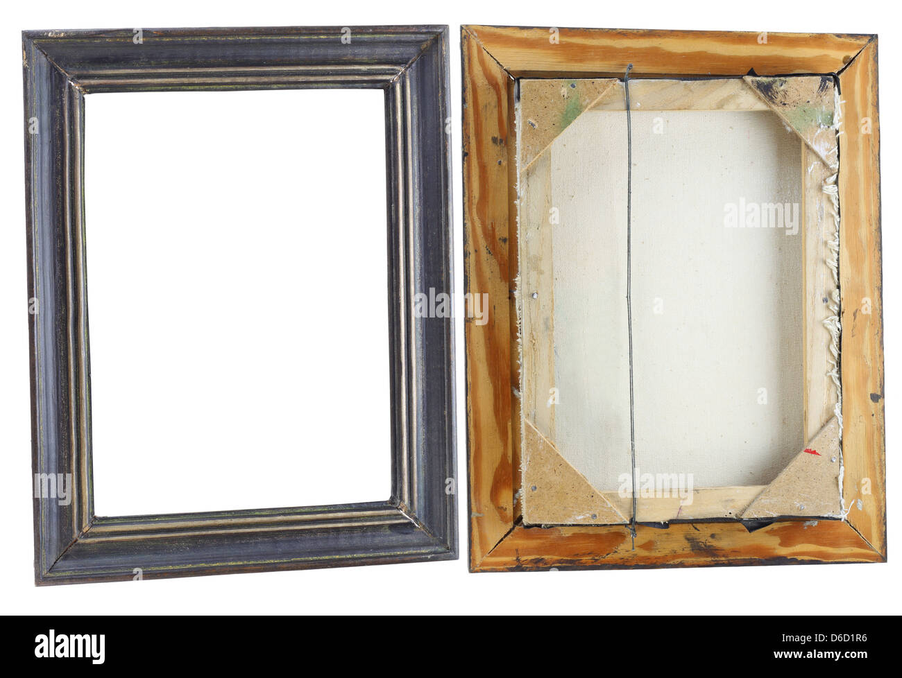 Old dirty curve frame for a picture Stock Photo - Alamy