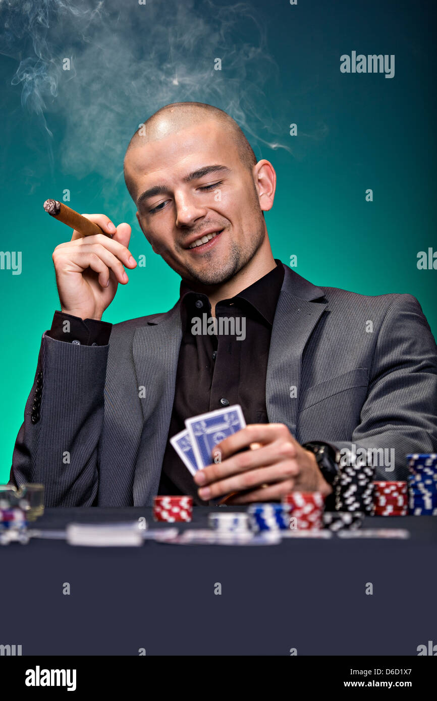Poker player hi-res stock photography and images - Alamy