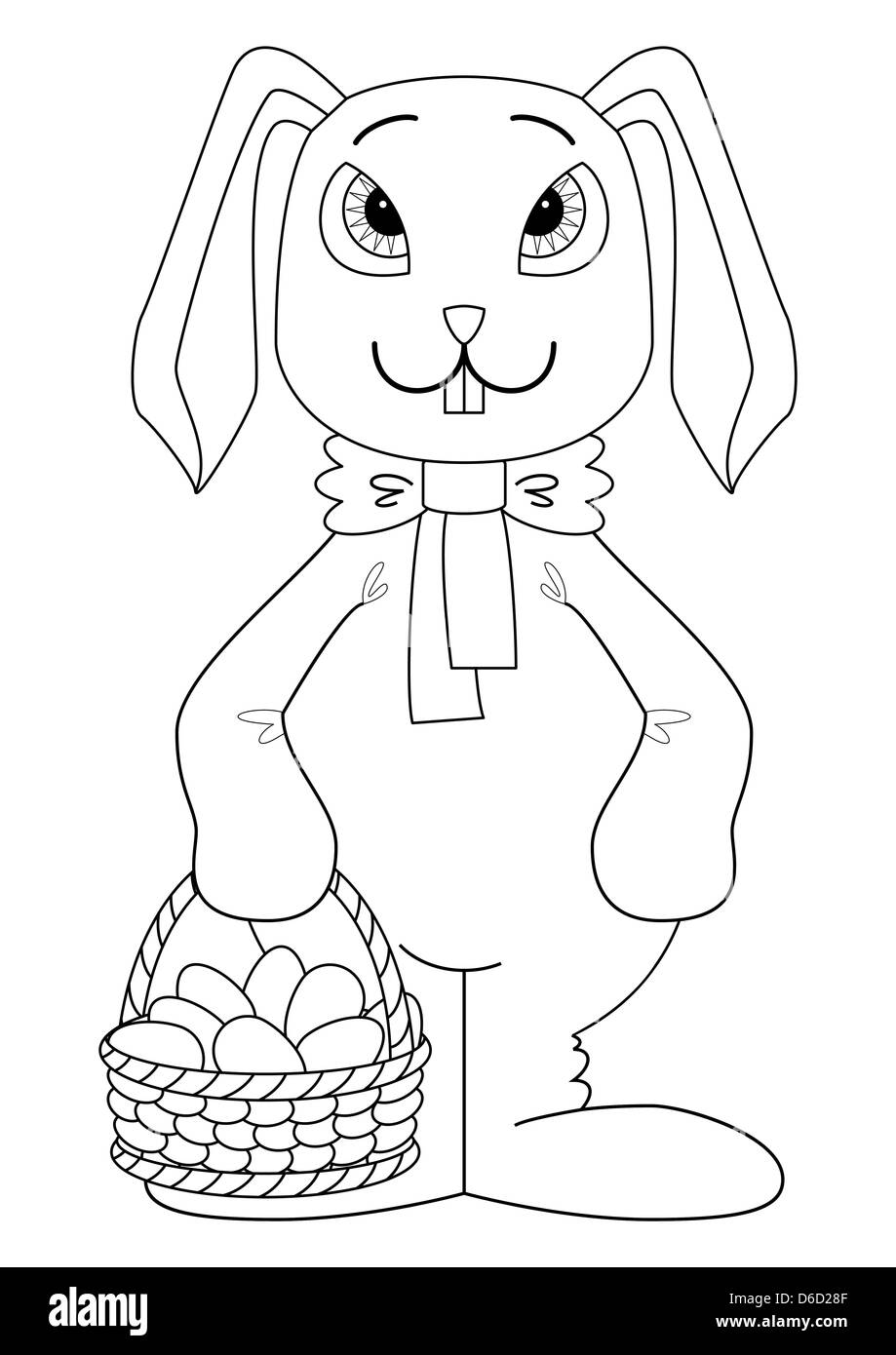 Easter animal holiday eggs Black and White Stock Photos & Images - Alamy