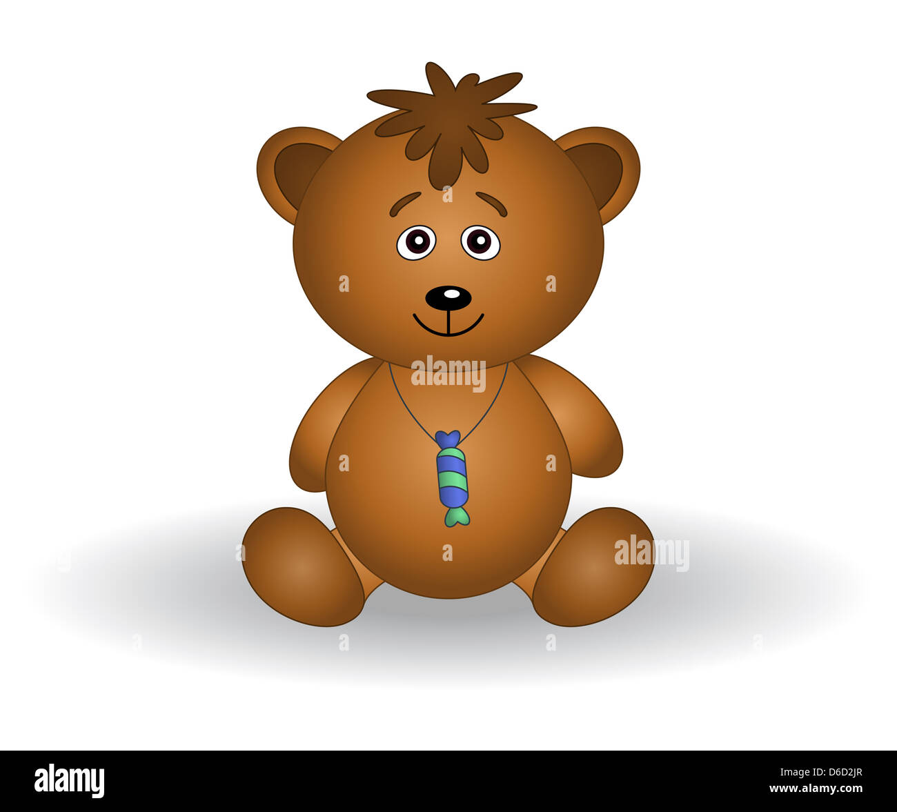 Teddy bear cub with a sweet Stock Photo - Alamy