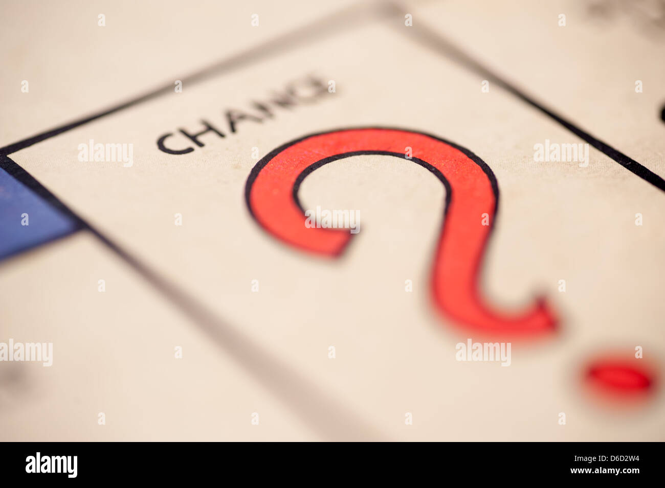 A question mark picture of the board game Monopoly landing on chance ...