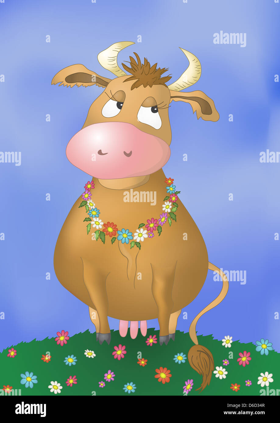 Pensive cow hi-res stock photography and images - Alamy