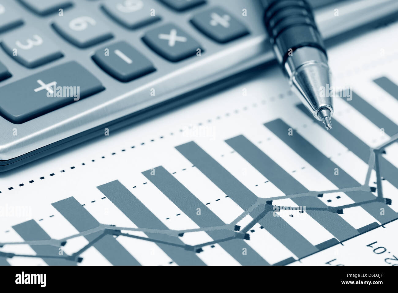 Financial graphs analysis Stock Photo - Alamy