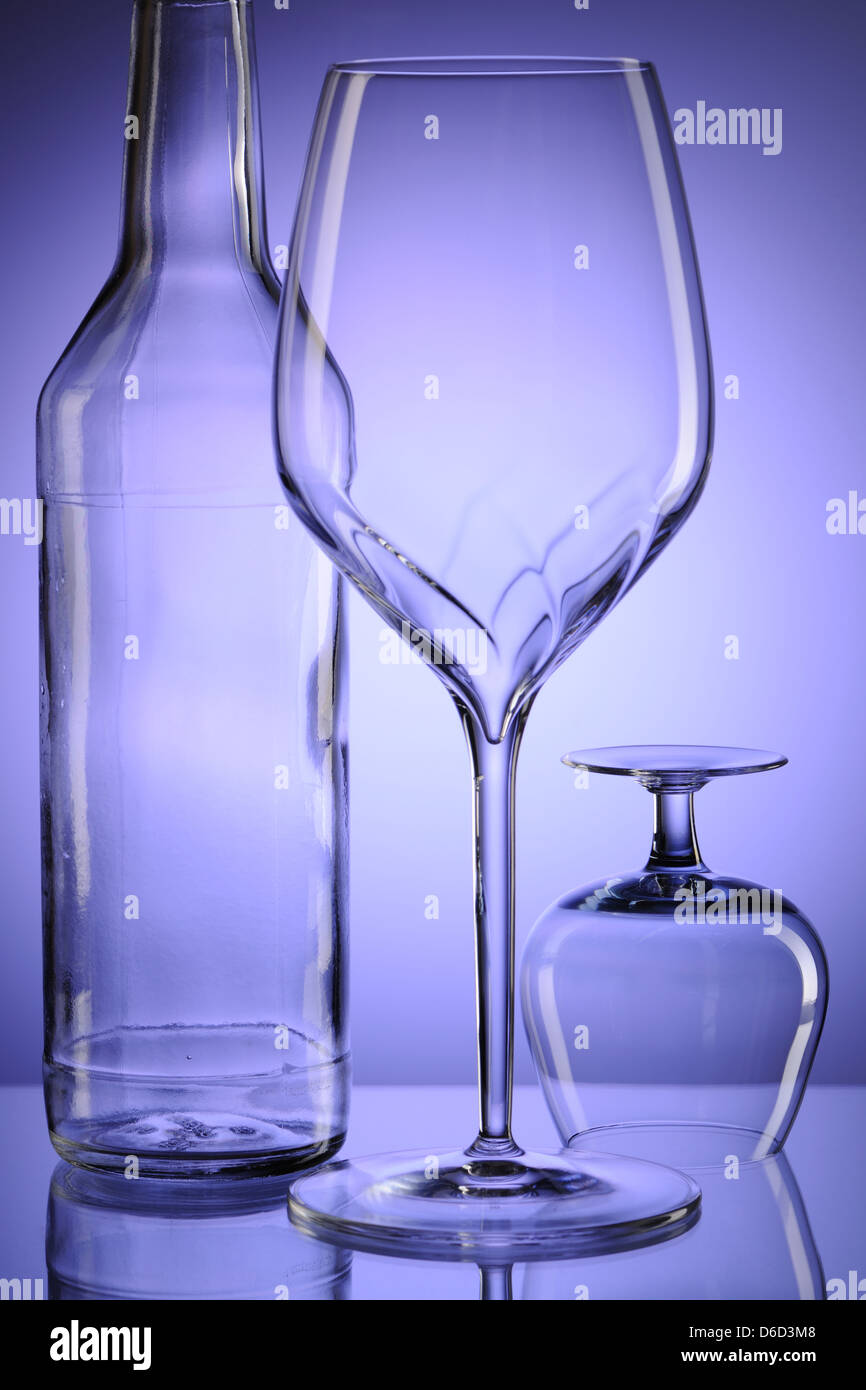 Glass still life Stock Photo - Alamy
