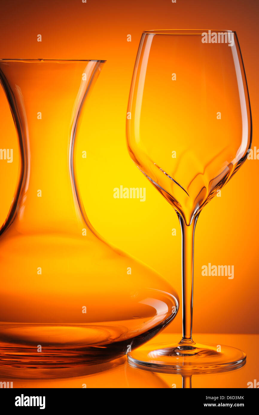 Glass still life Stock Photo - Alamy