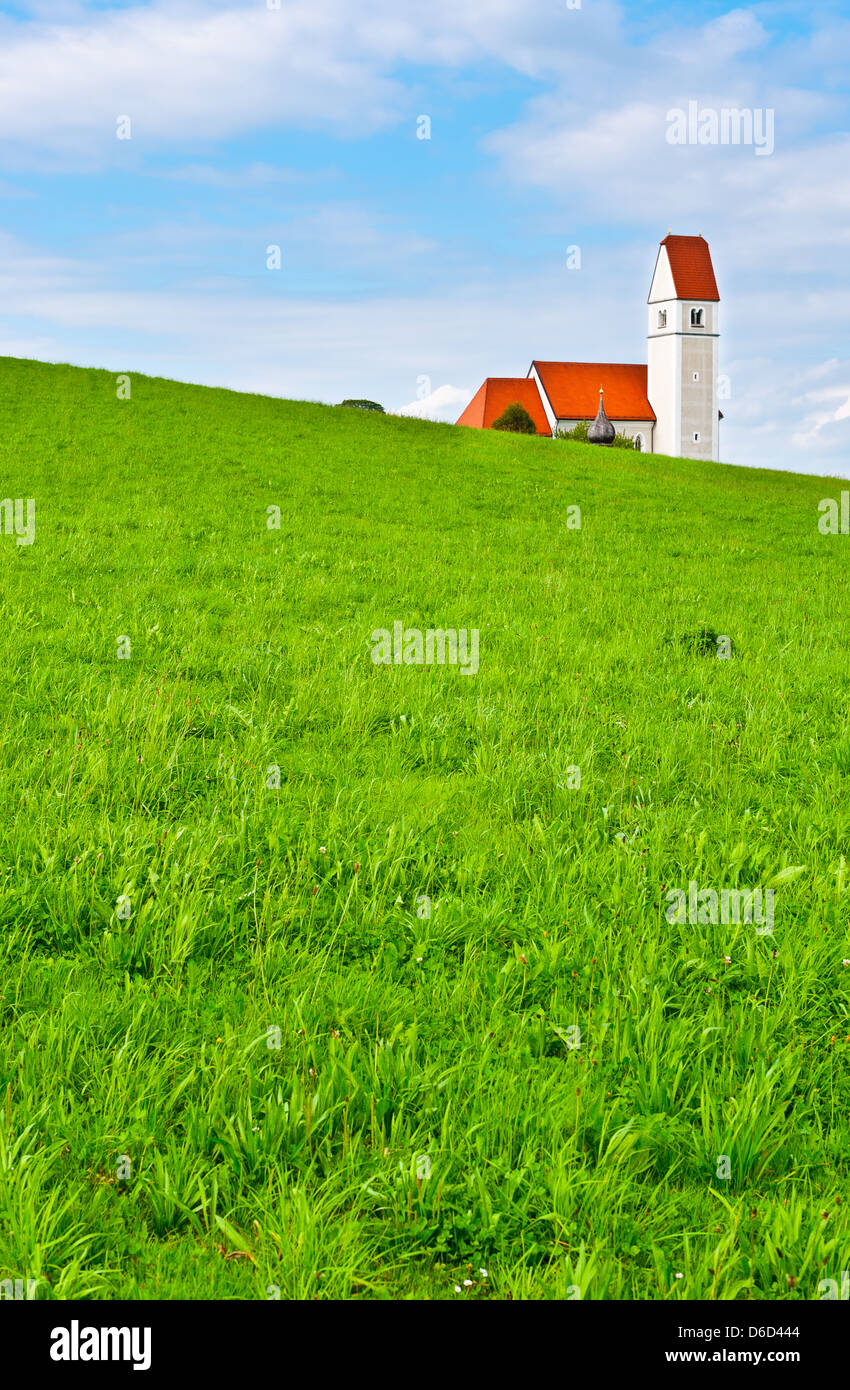 Blue church plant window hi-res stock photography and images - Alamy