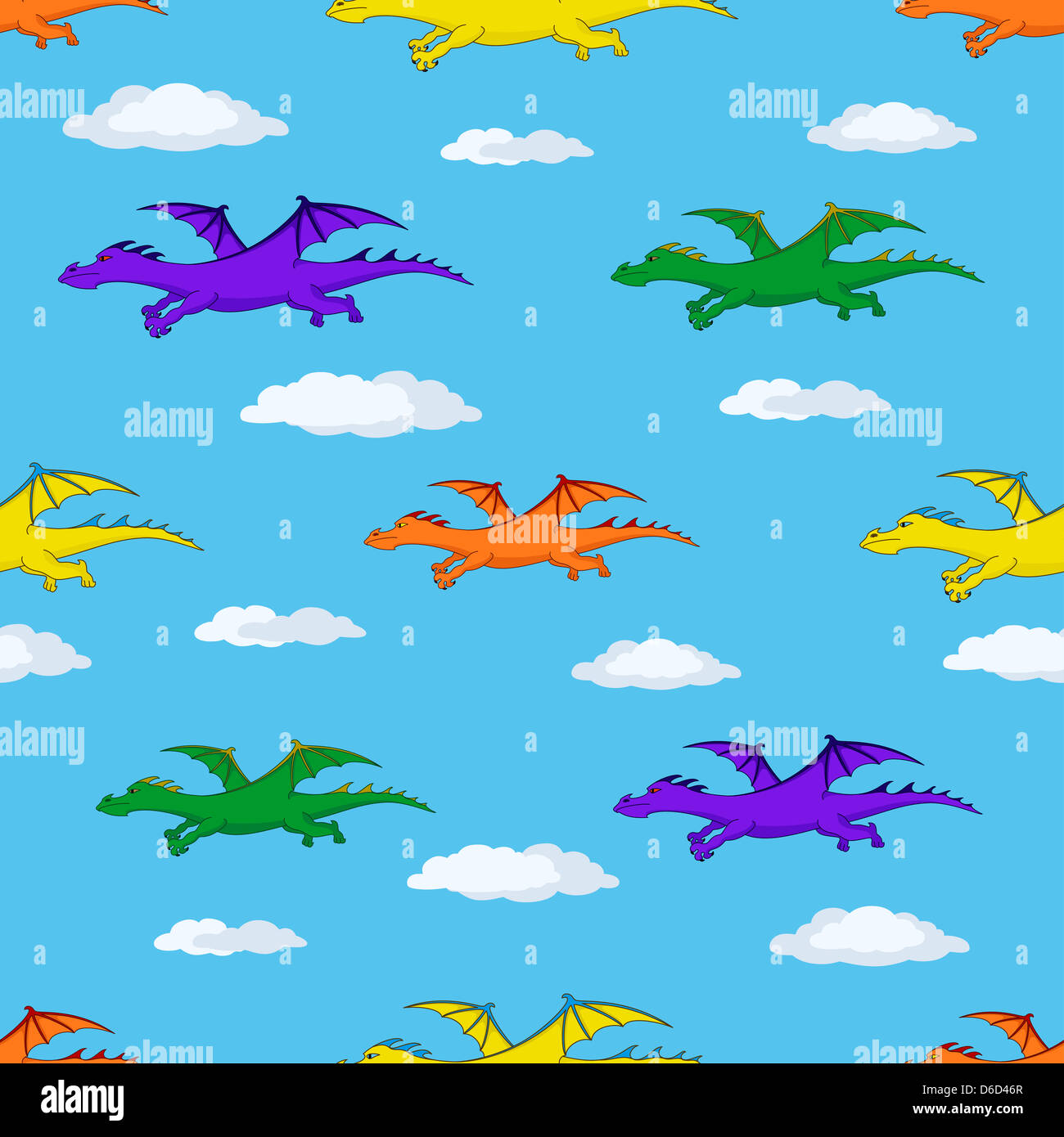 Wallpaper design dragons hi-res stock photography and images - Alamy