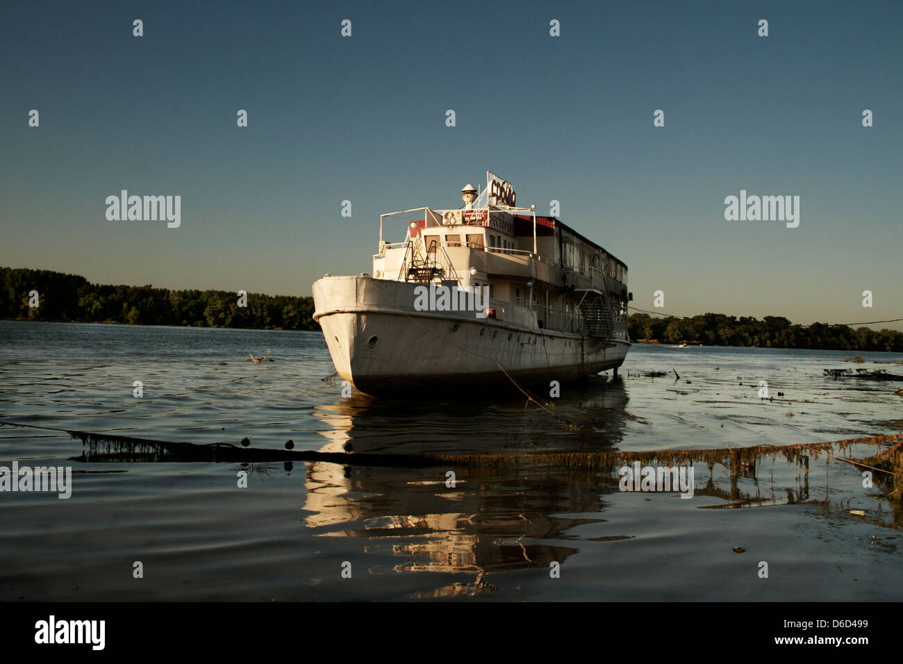 Belgrade's disco boat Stock Photo - Alamy
