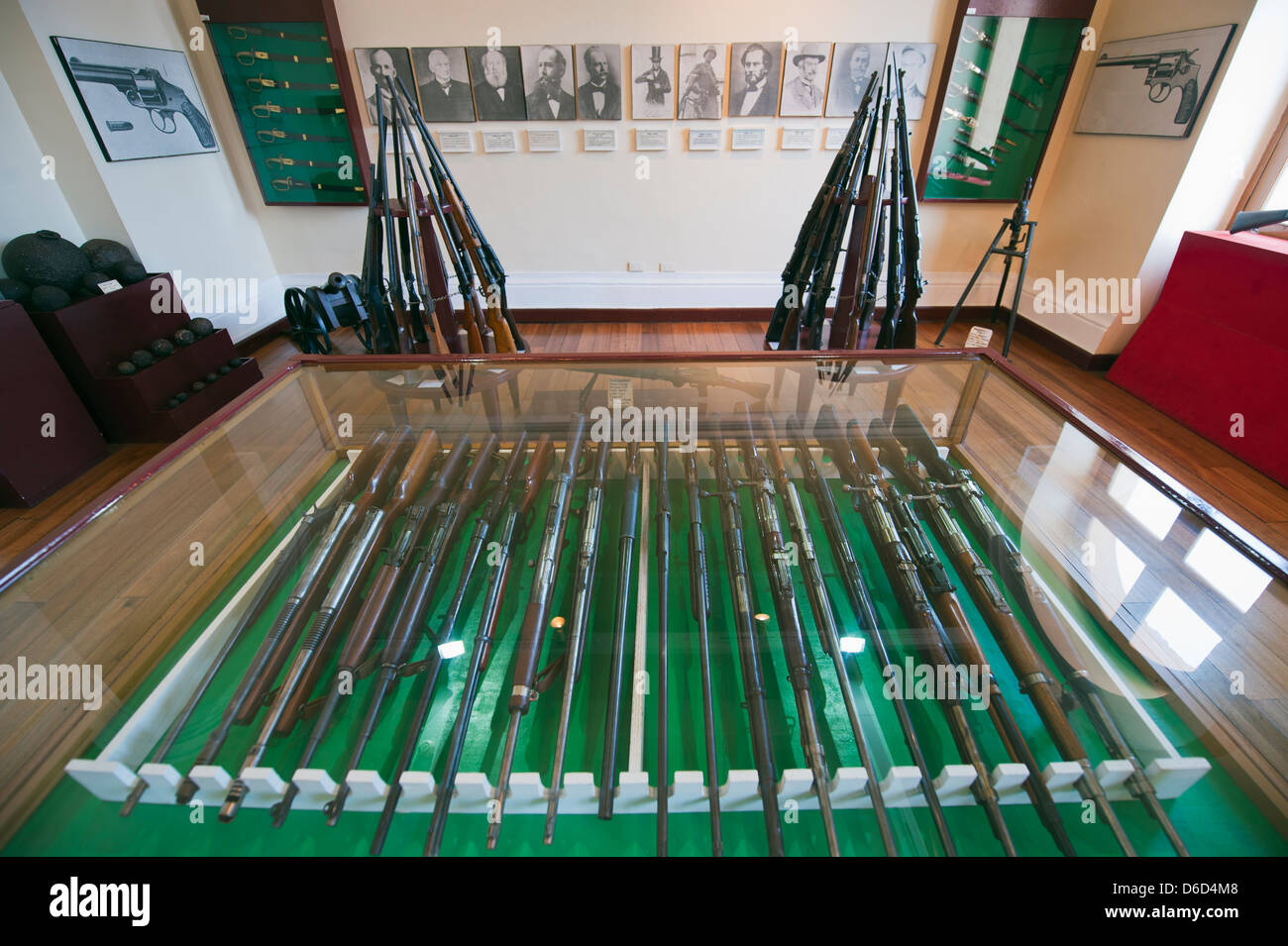 gun collection, Police Museum, Bogota, Colombia, South America Stock ...
