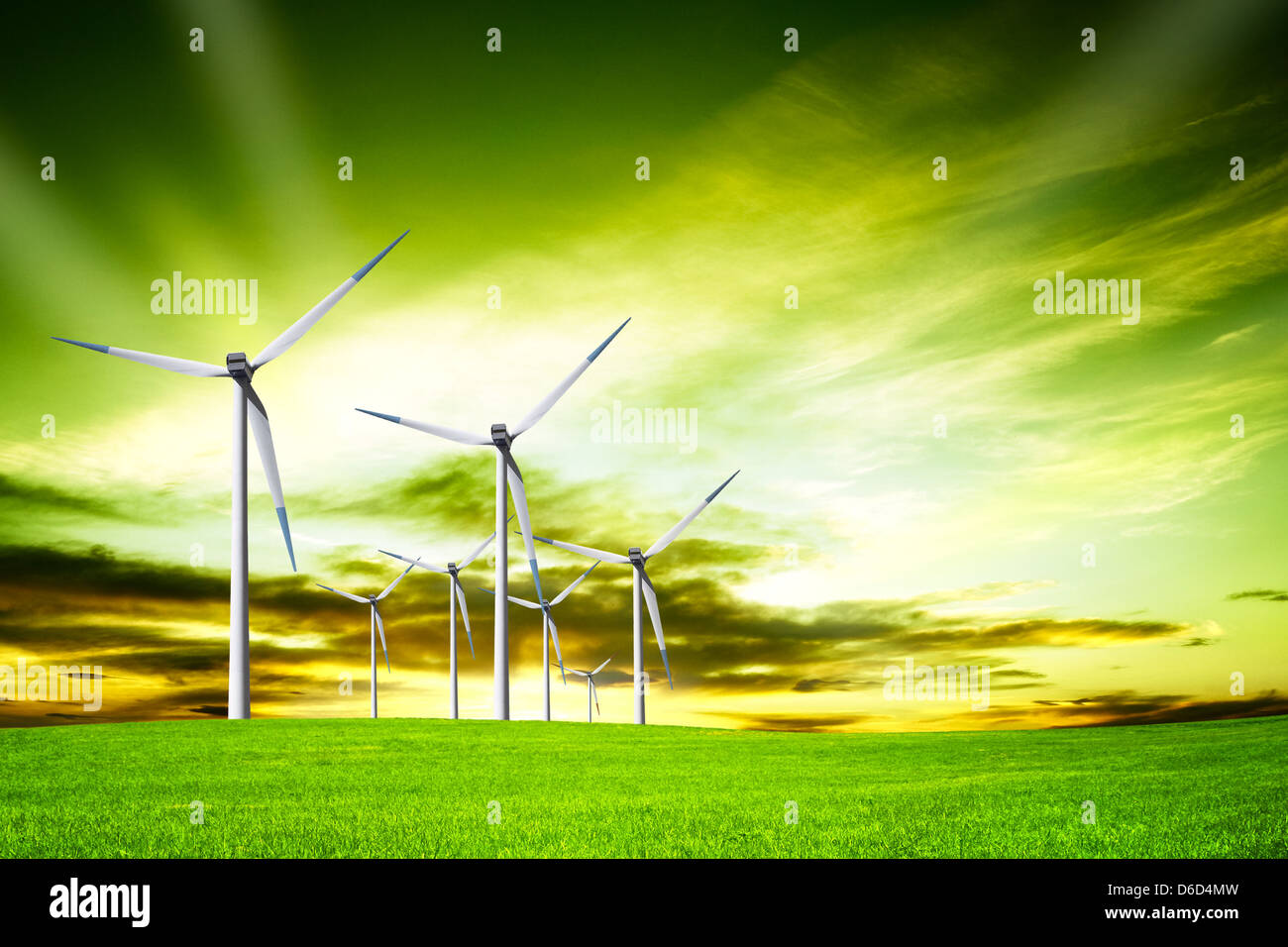 Power at sunset Stock Photo - Alamy