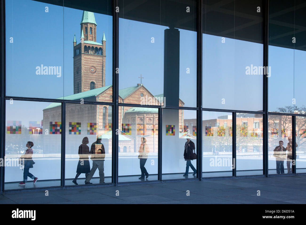 Berlin, Germany, St., Rowan reflected in windows Stock Photo - Alamy