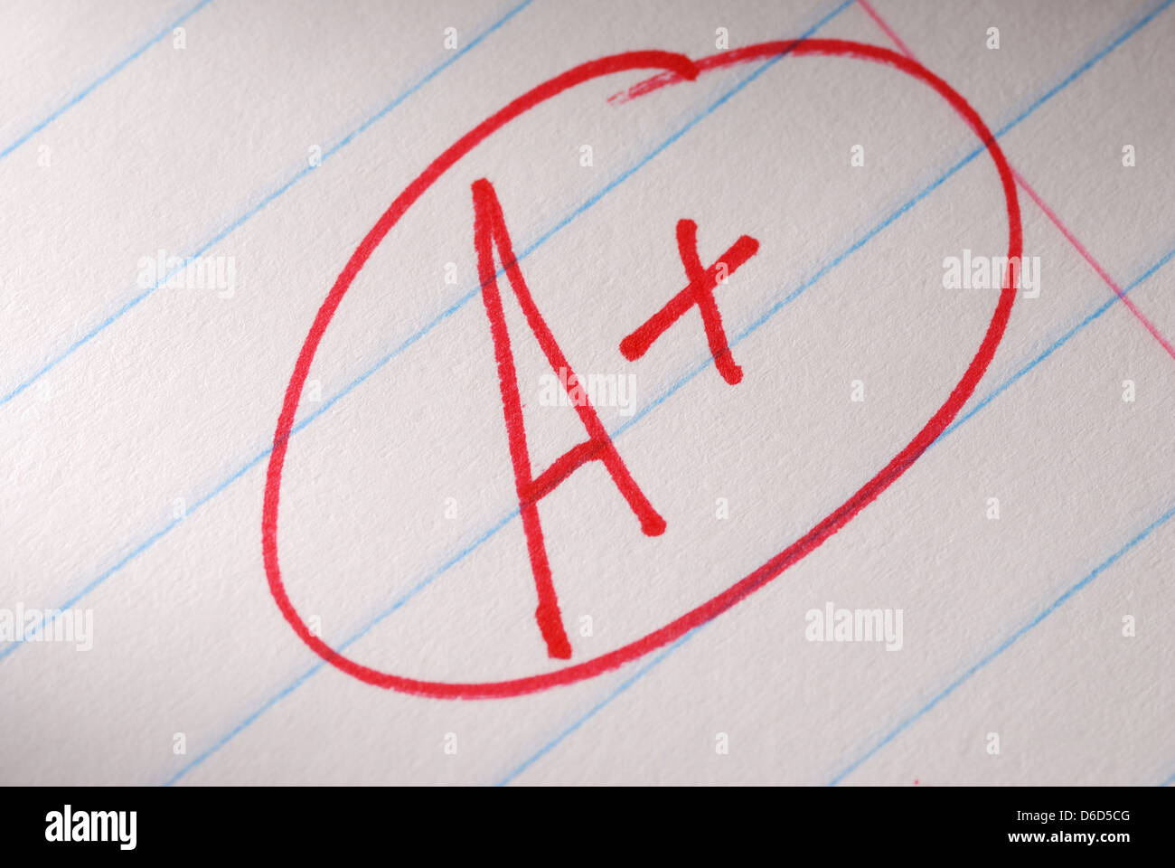 A plus grade test hi-res stock photography and images - Alamy