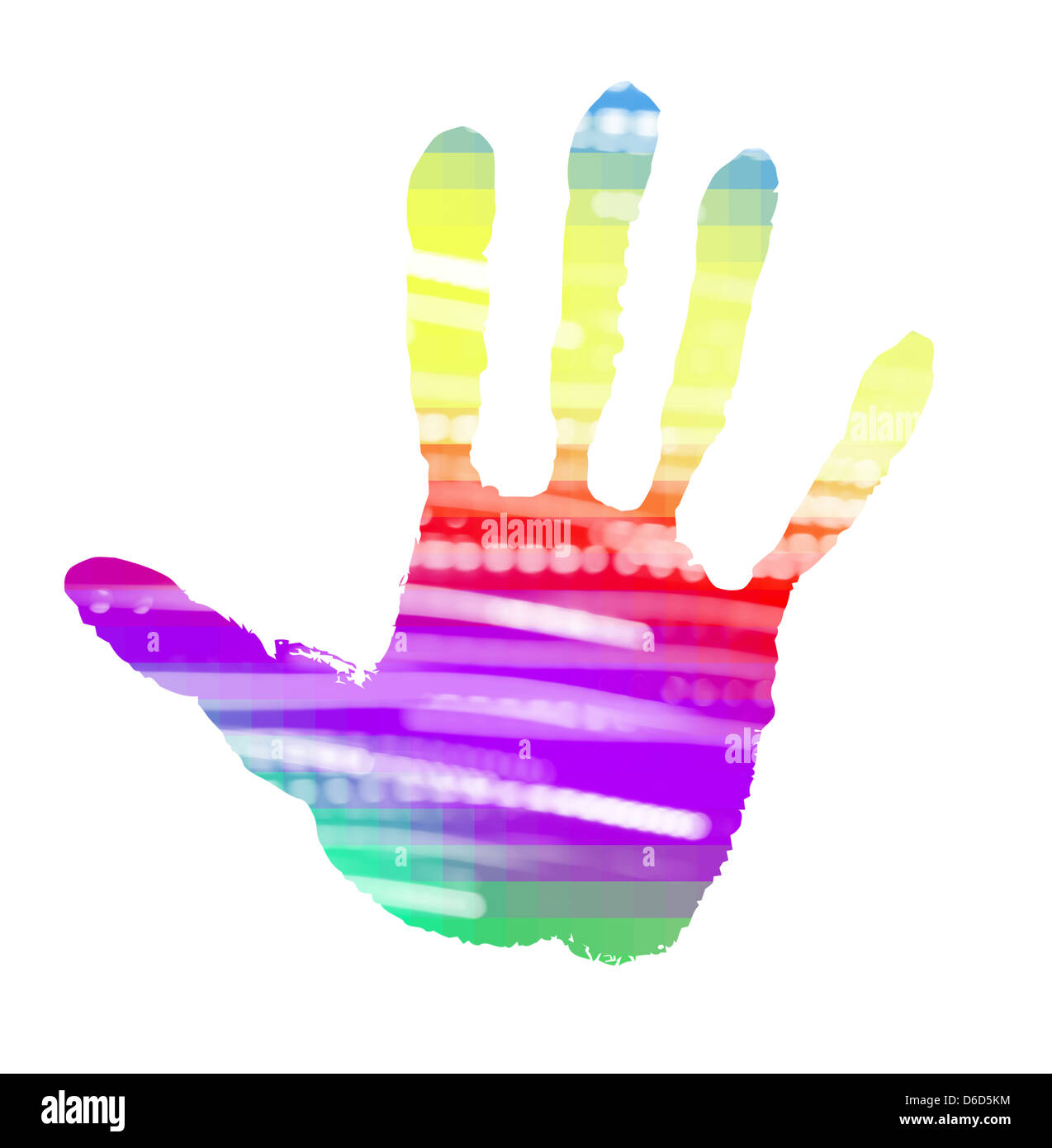 Handprint shape hi-res stock photography and images - Alamy
