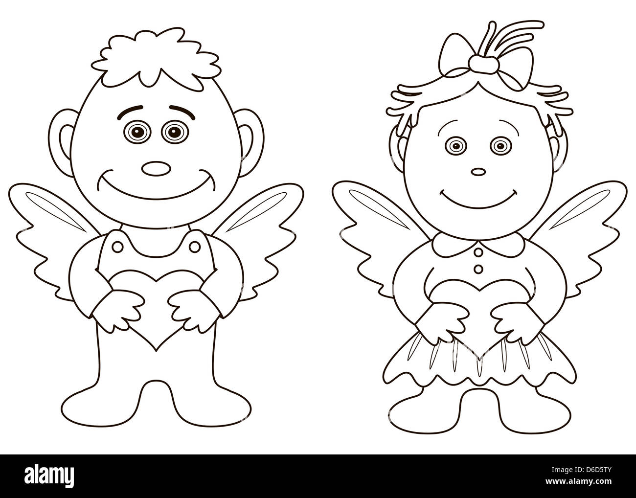 Two boy angels hi-res stock photography and images - Alamy