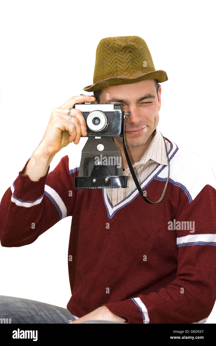 Vintage journalist hat hi-res stock photography and images - Alamy