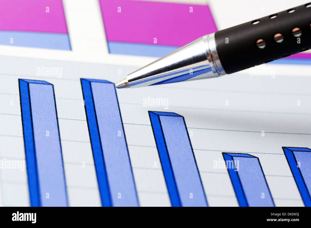 Financial graphs analysis Stock Photo - Alamy