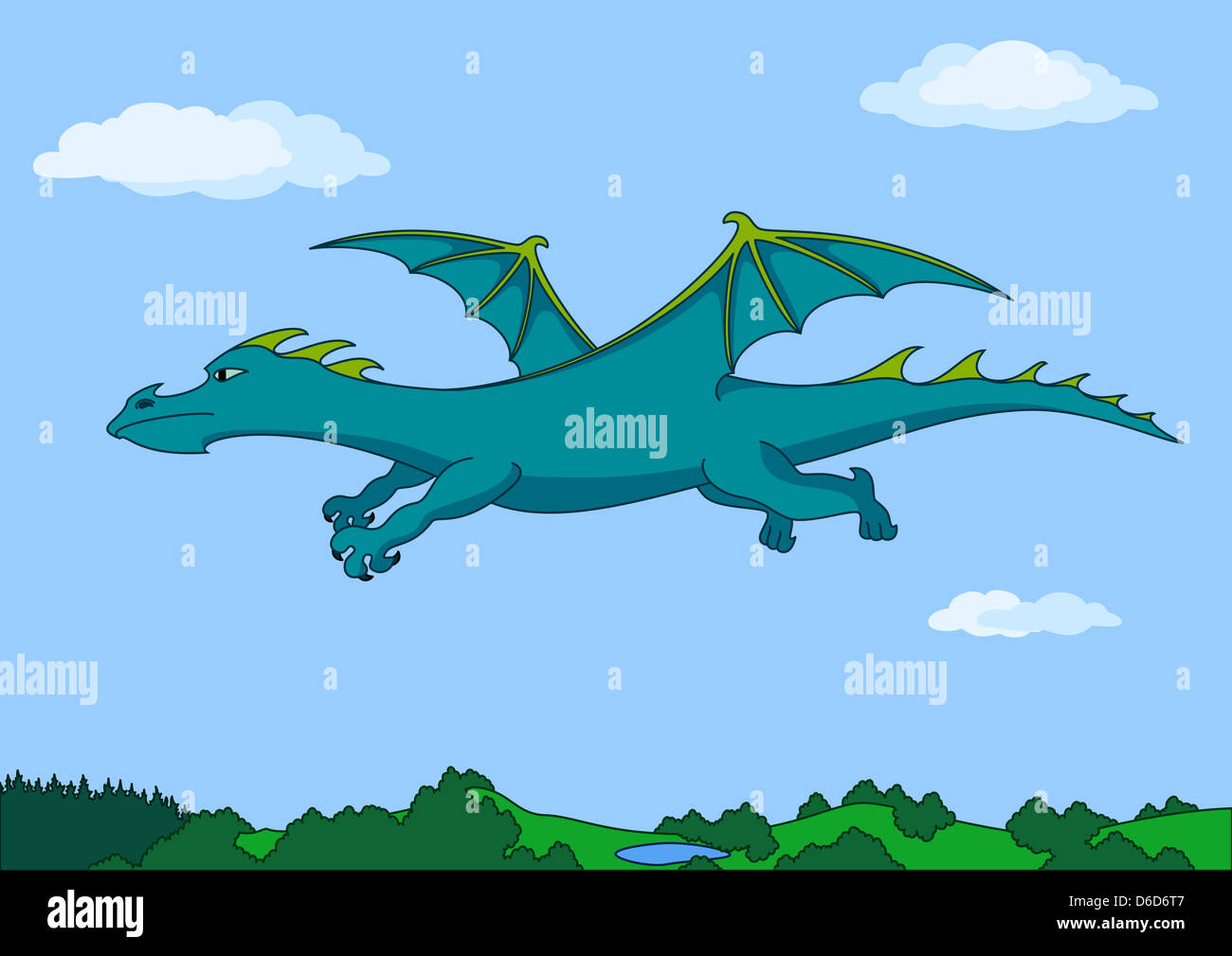 Flying Dragon In The Sky High Resolution Stock Photography and Images ...