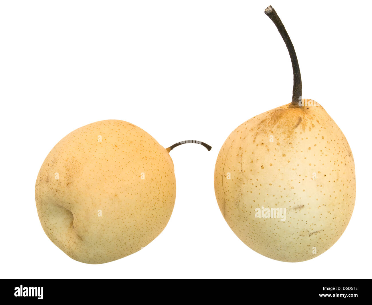 Two isolated pears Stock Photo - Alamy
