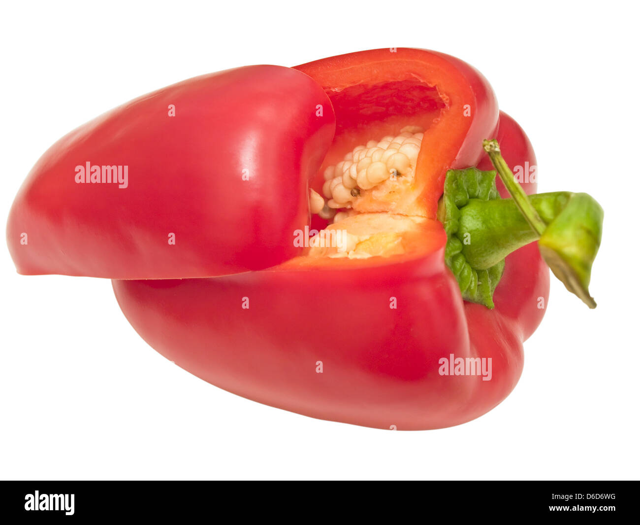 Isolated red paprika Stock Photo - Alamy