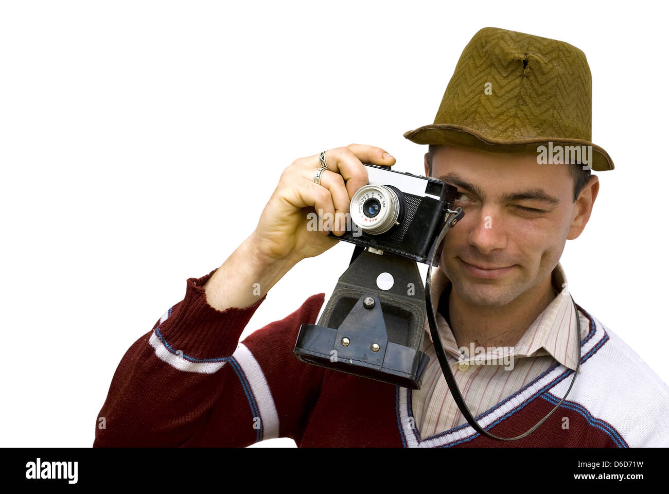 Vintage journalist hat hi-res stock photography and images - Alamy