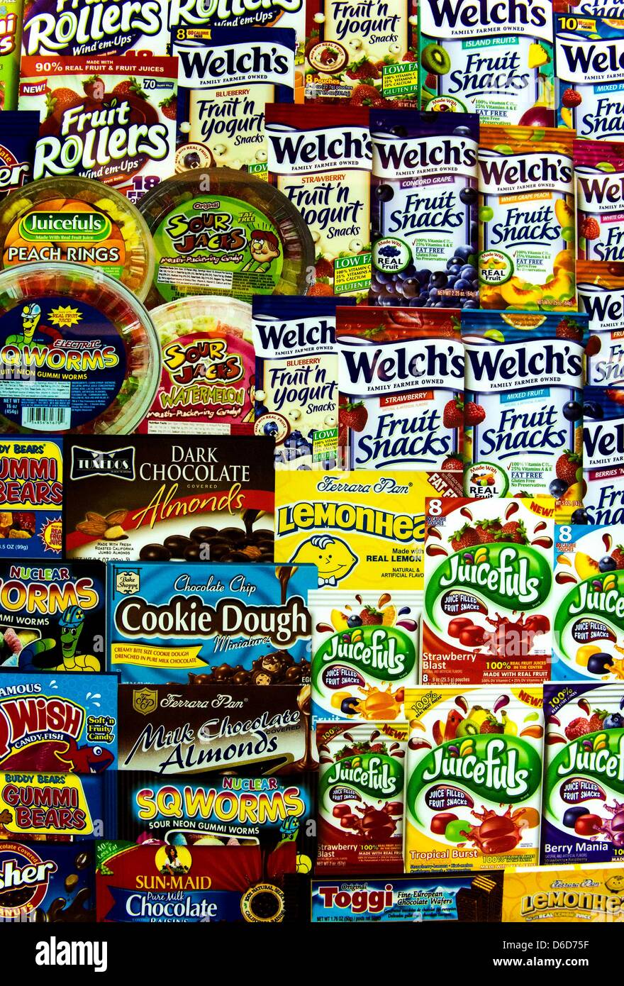 April 16, 2013 - Las Vegas, Nevada, U.S. - Concession snacks are seen ...