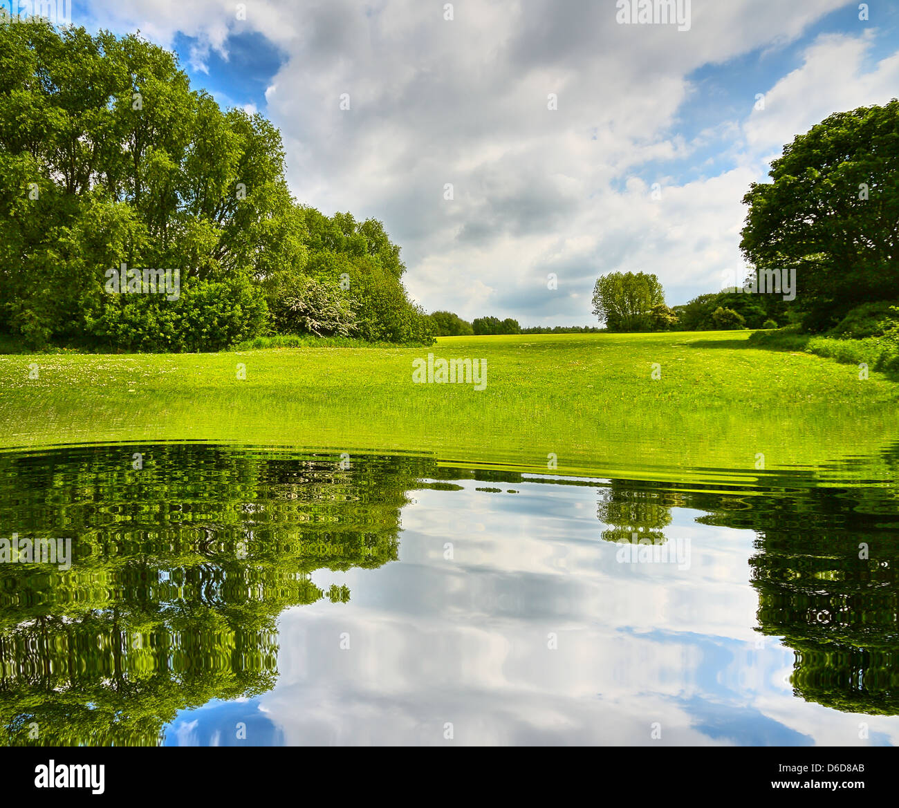 Summer ecology landscape Stock Photo - Alamy