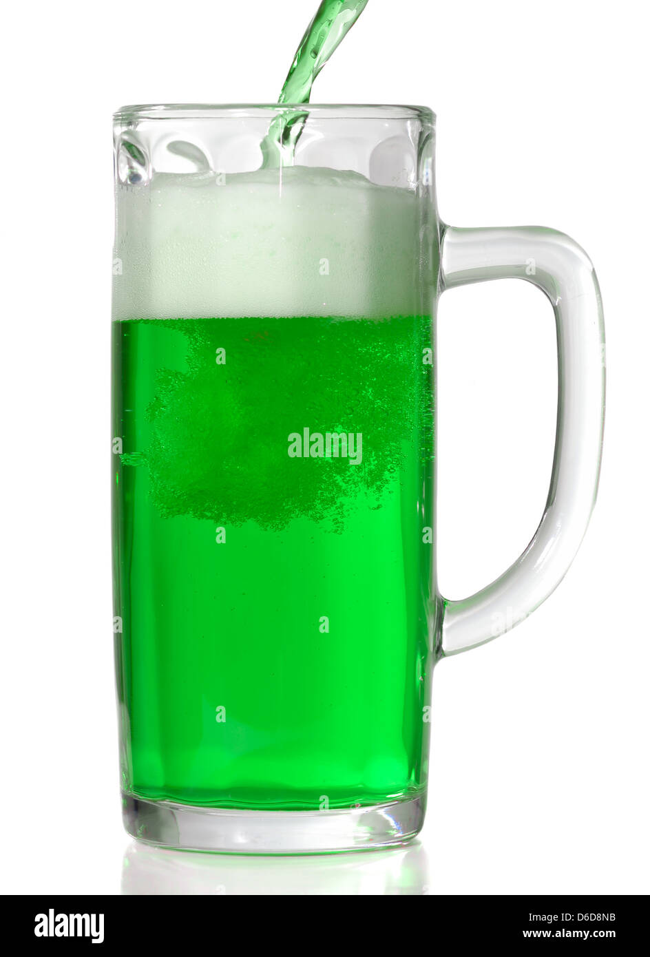 Green Beer mug Stock Photo - Alamy