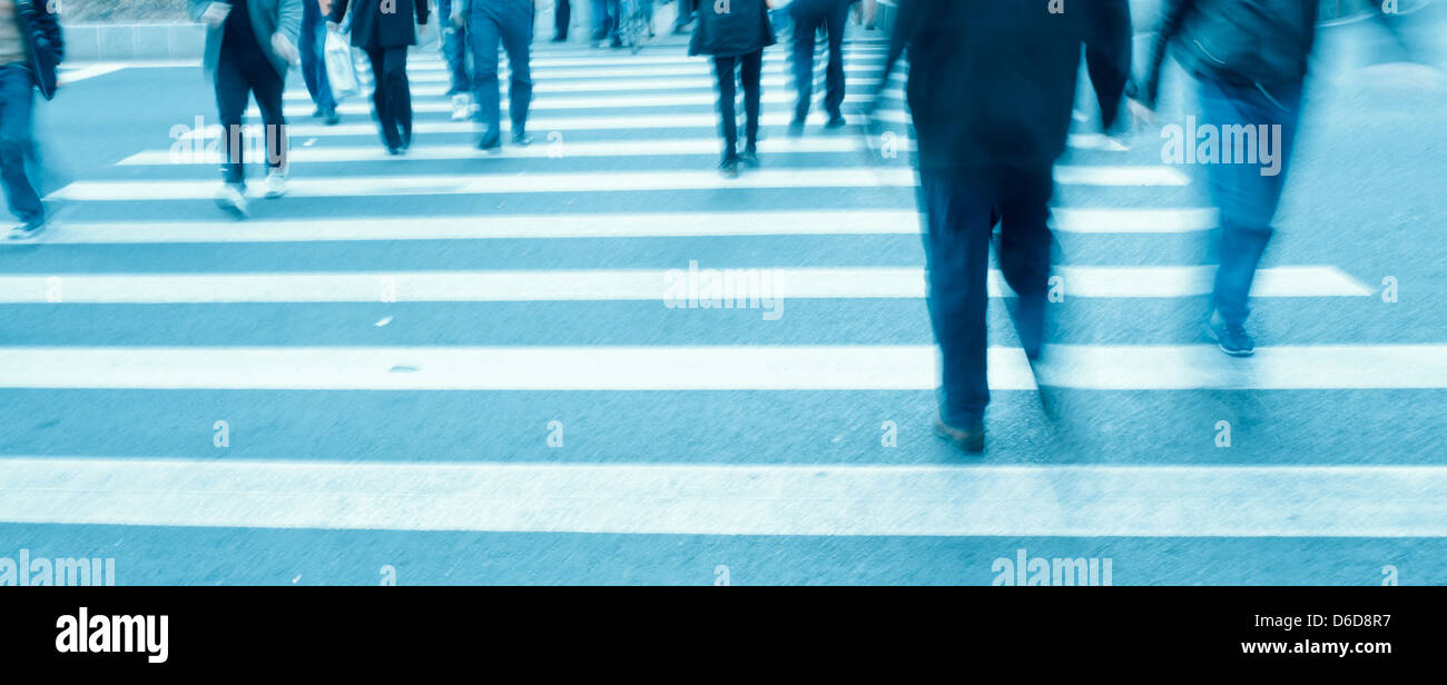 people on zebra crossing Stock Photo - Alamy