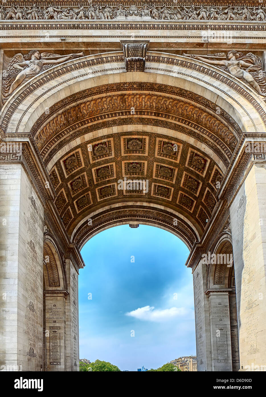 Triumph arch - Paris Stock Photo - Alamy