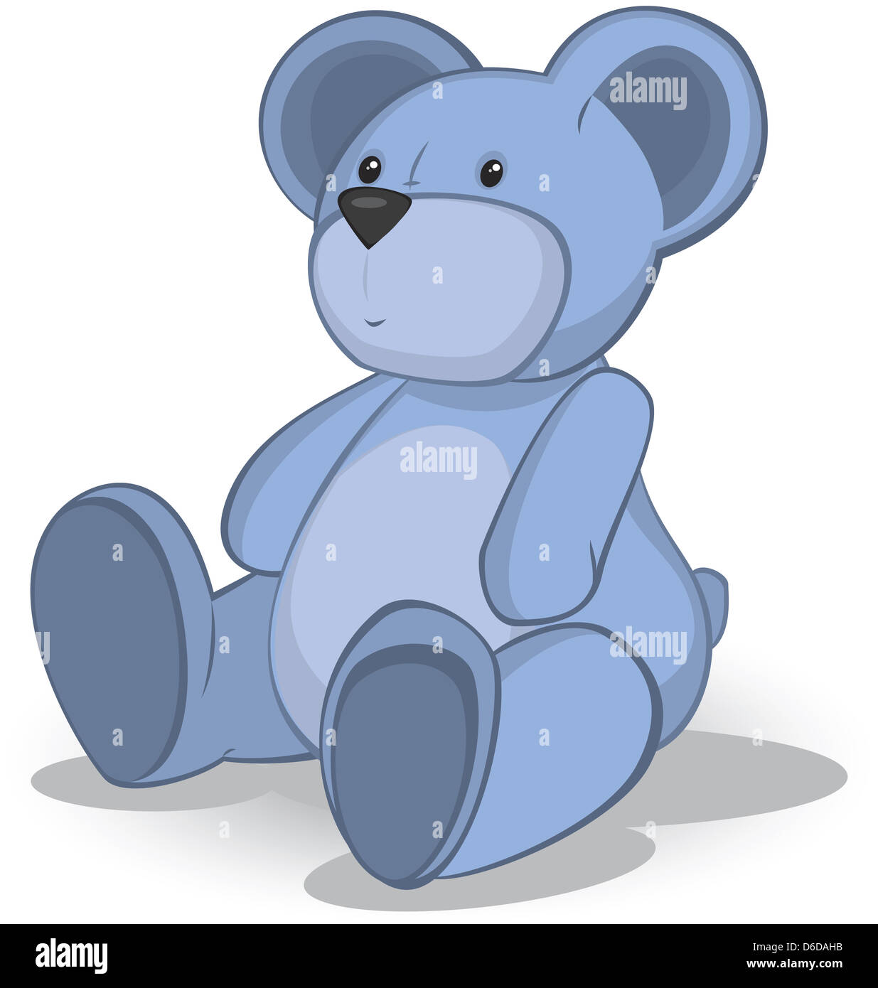 Blue Teddy bear Stock Photo - Alamy