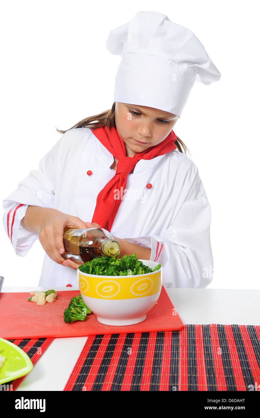 Little Chef in uniform Stock Photo - Alamy
