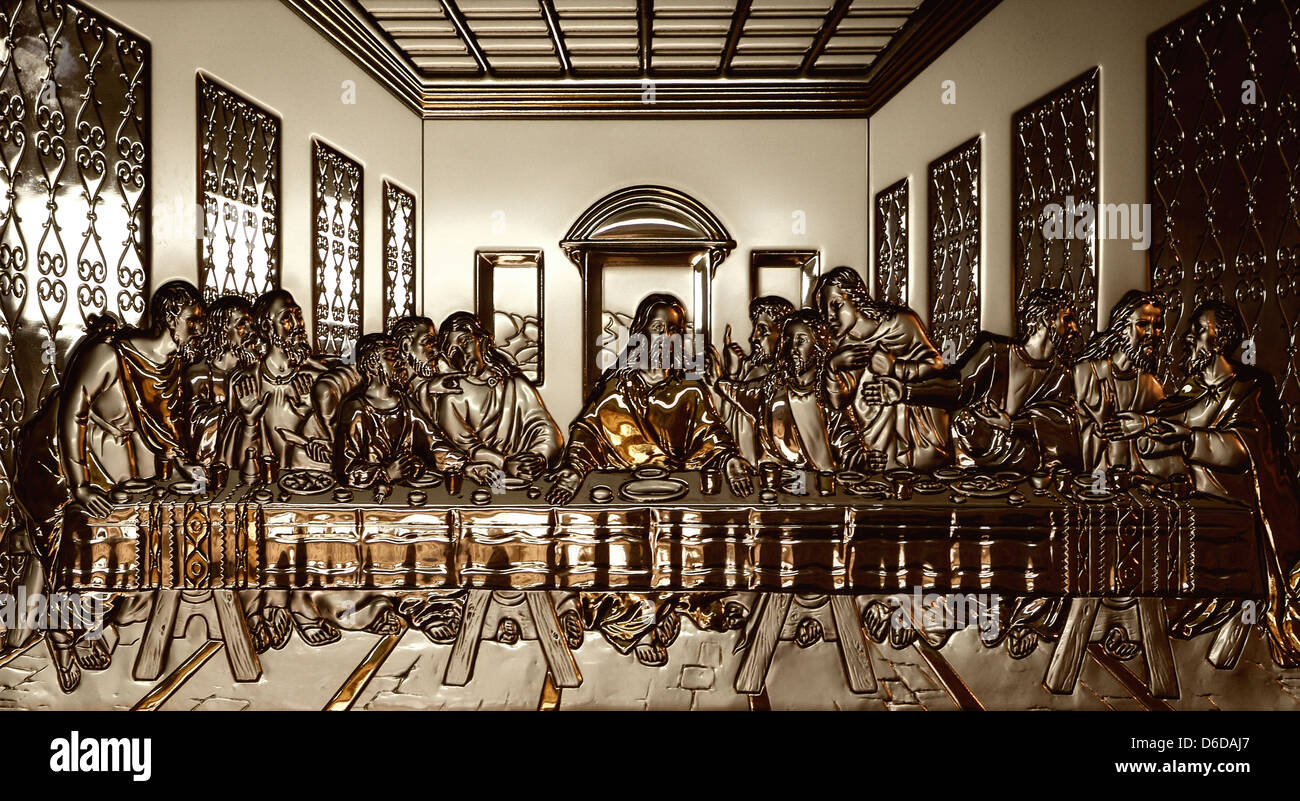 Picture of the last supper hi-res stock photography and images - Alamy