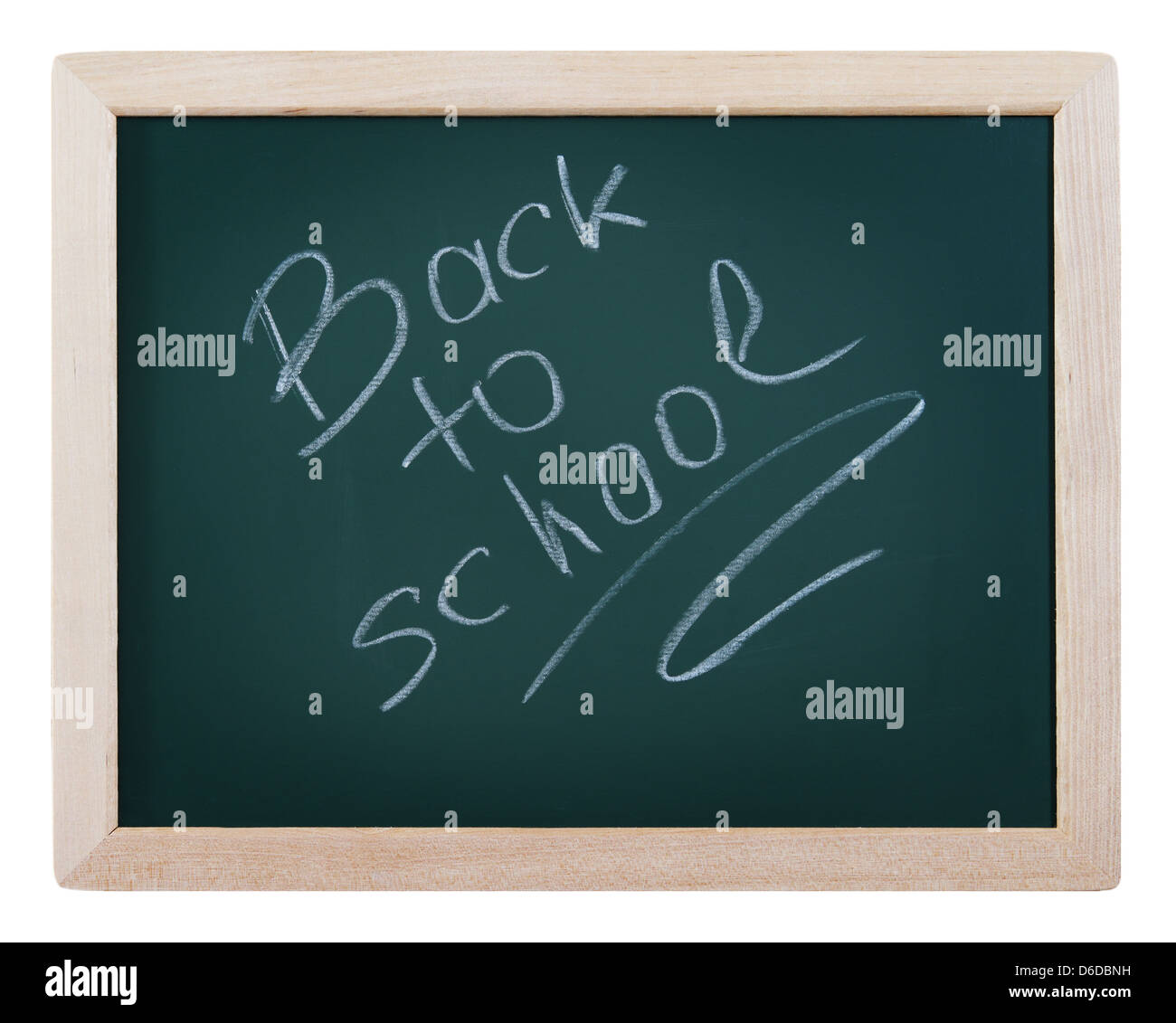 Blackboard with text Stock Photo - Alamy