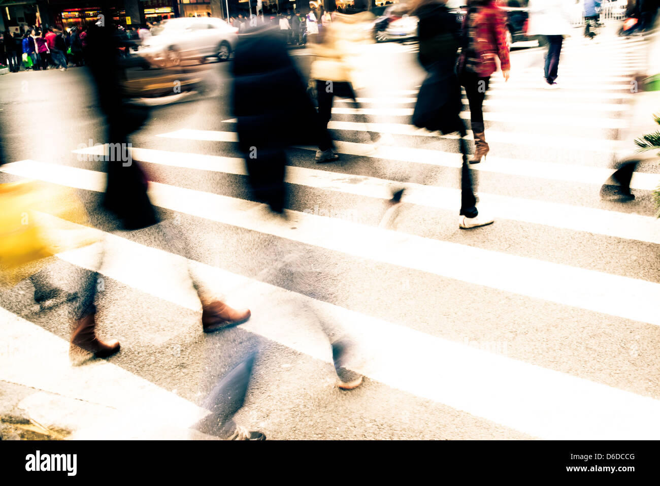 people on zebra crossing Stock Photo - Alamy