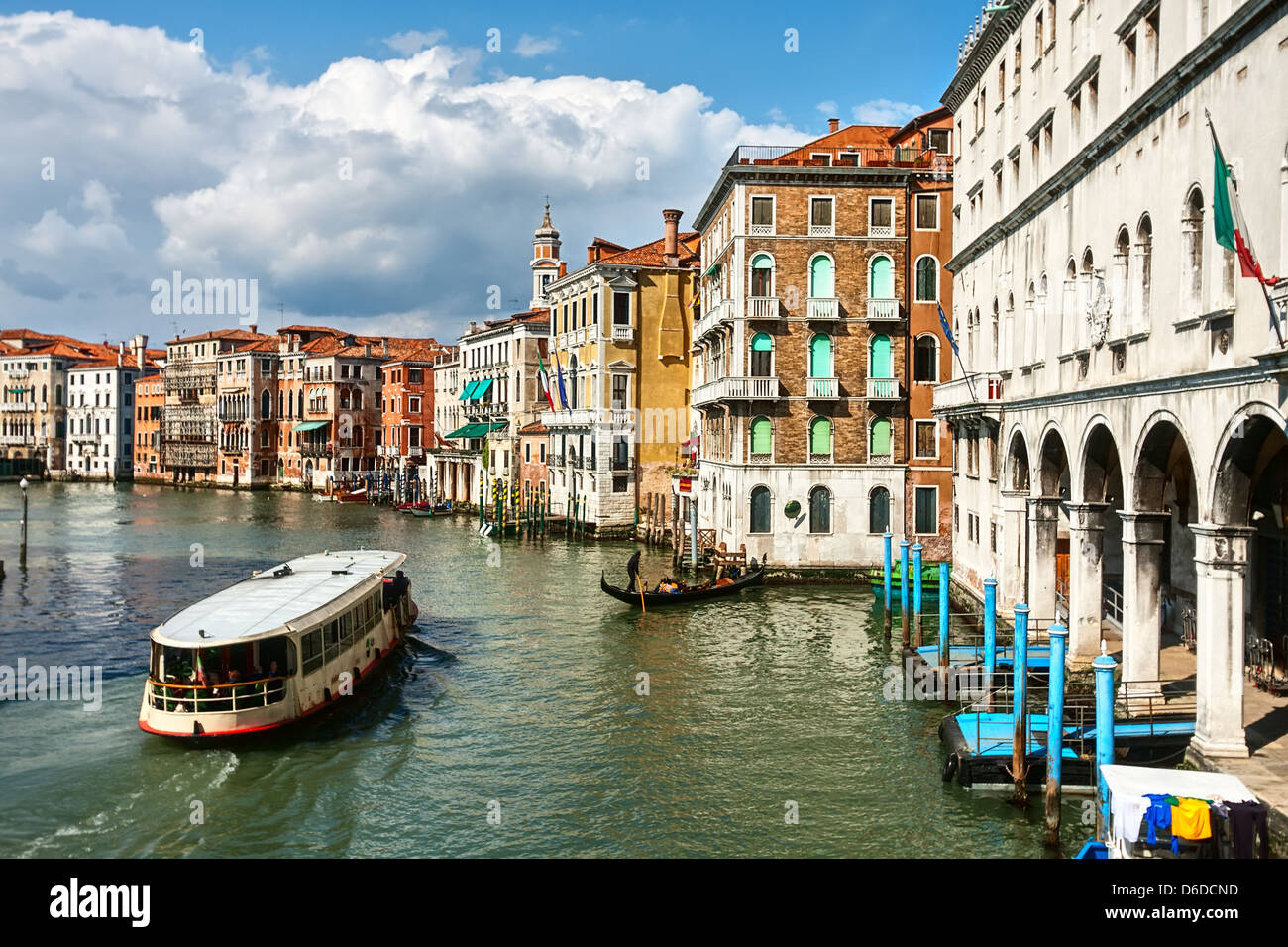 Venice water transport Stock Photo - Alamy