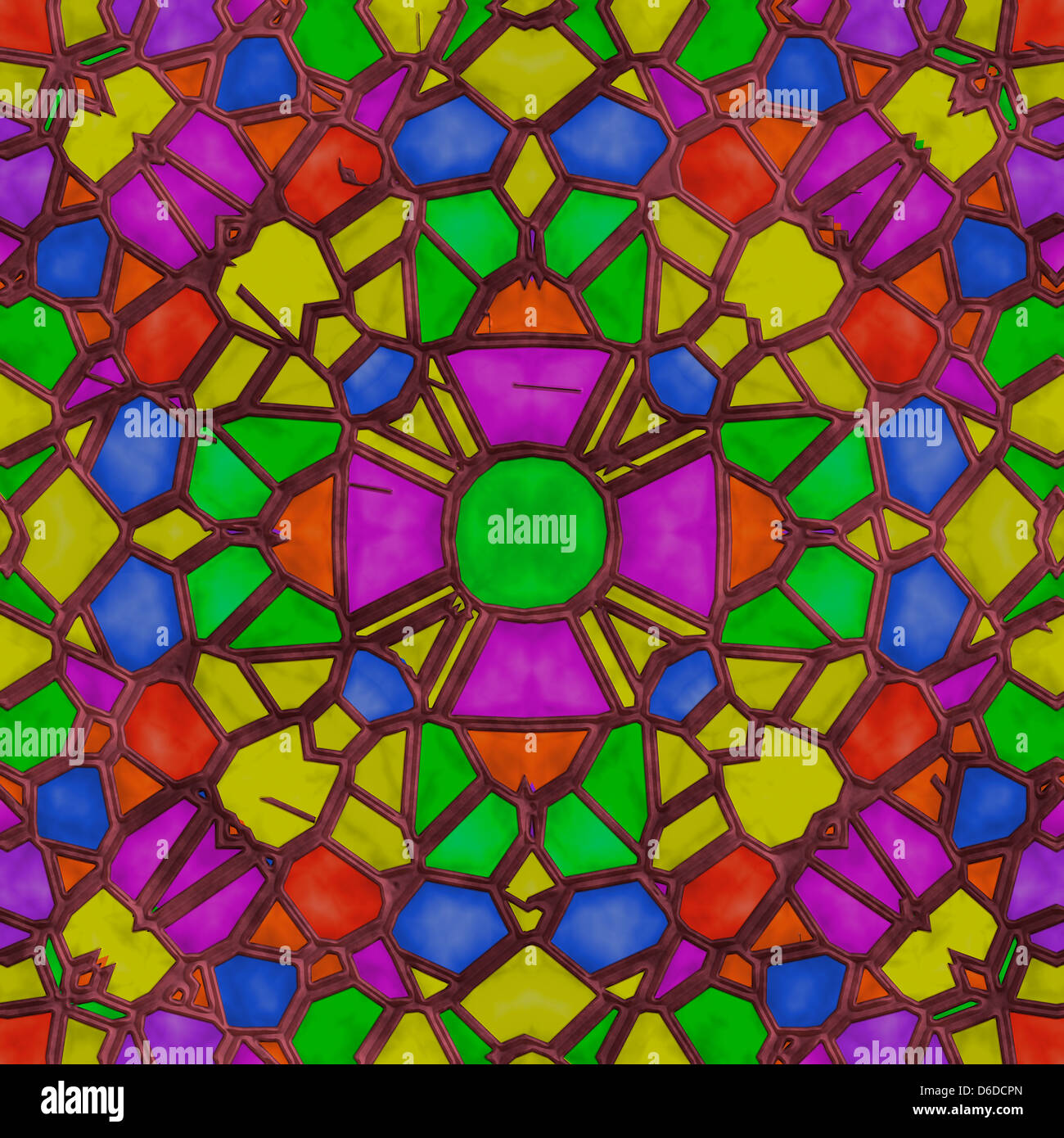 Stained glass caleidoscope Stock Photo - Alamy