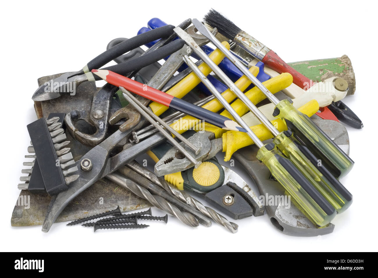 Old rusty dirty tools Stock Photo - Alamy