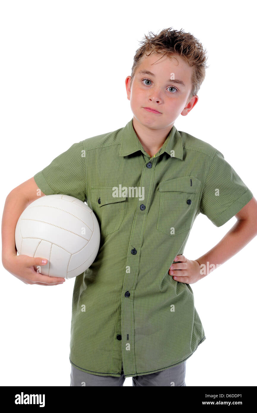 Portrait of a young football player Stock Photo - Alamy