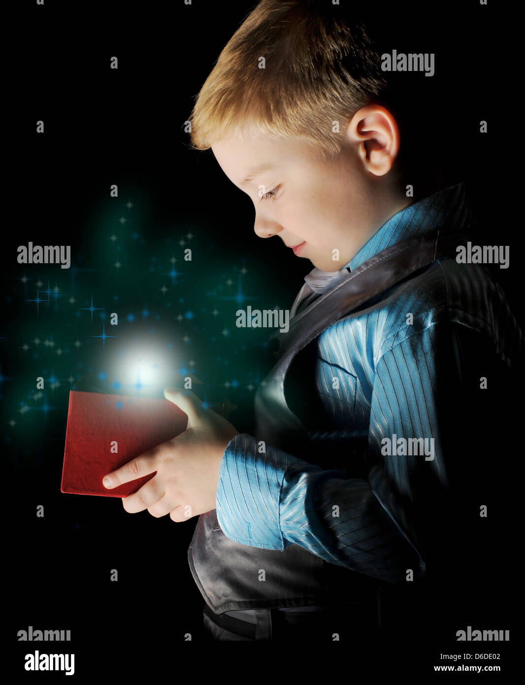 gift in magic packing Stock Photo - Alamy