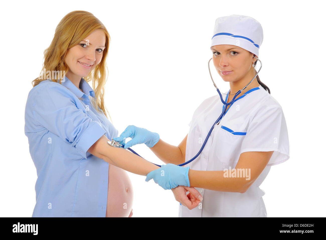 Nurse desk computer Cut Out Stock Images & Pictures - Alamy