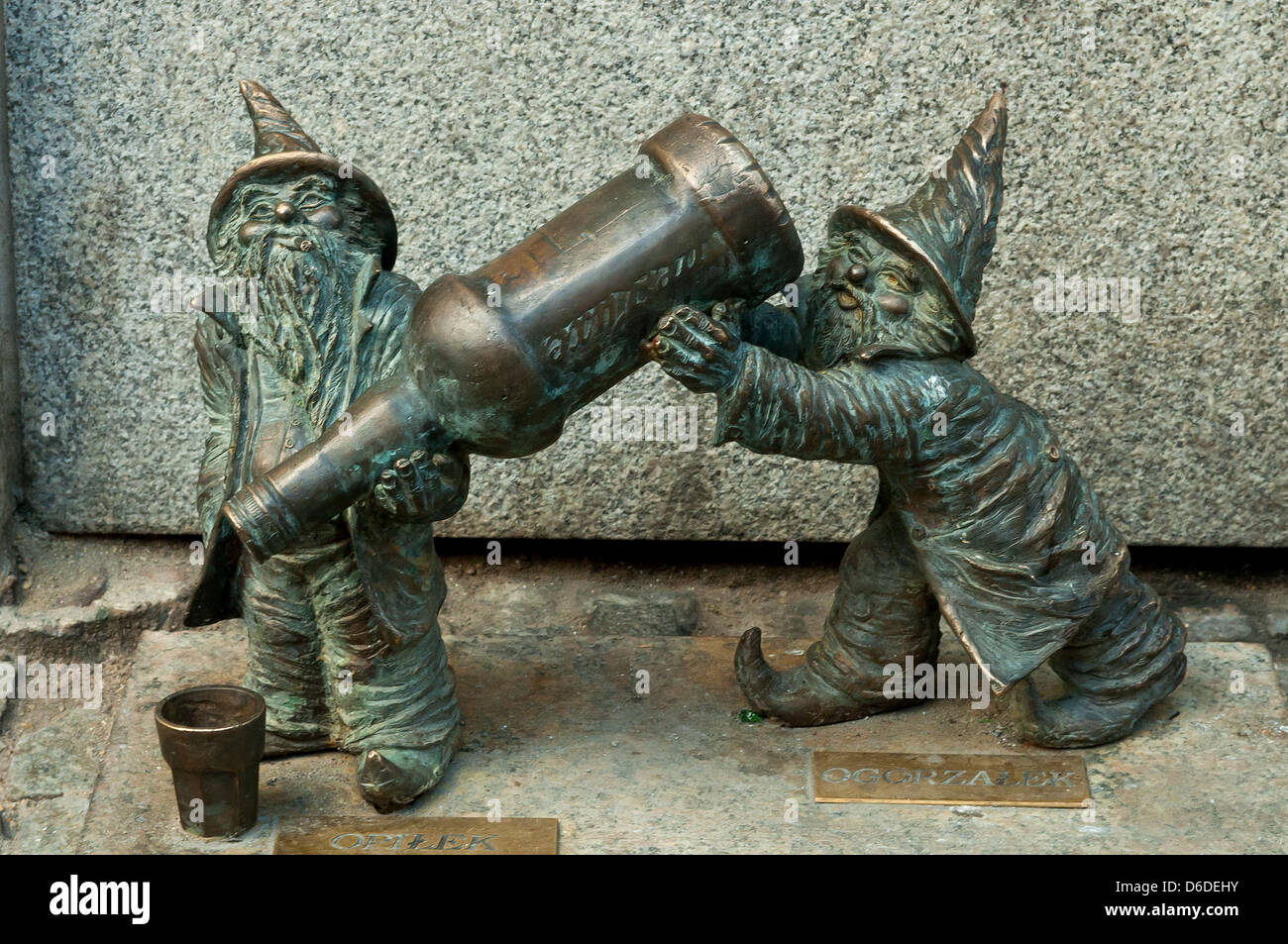 Dwarf Figurines, Wroclaw, Poland Stock Photo - Alamy