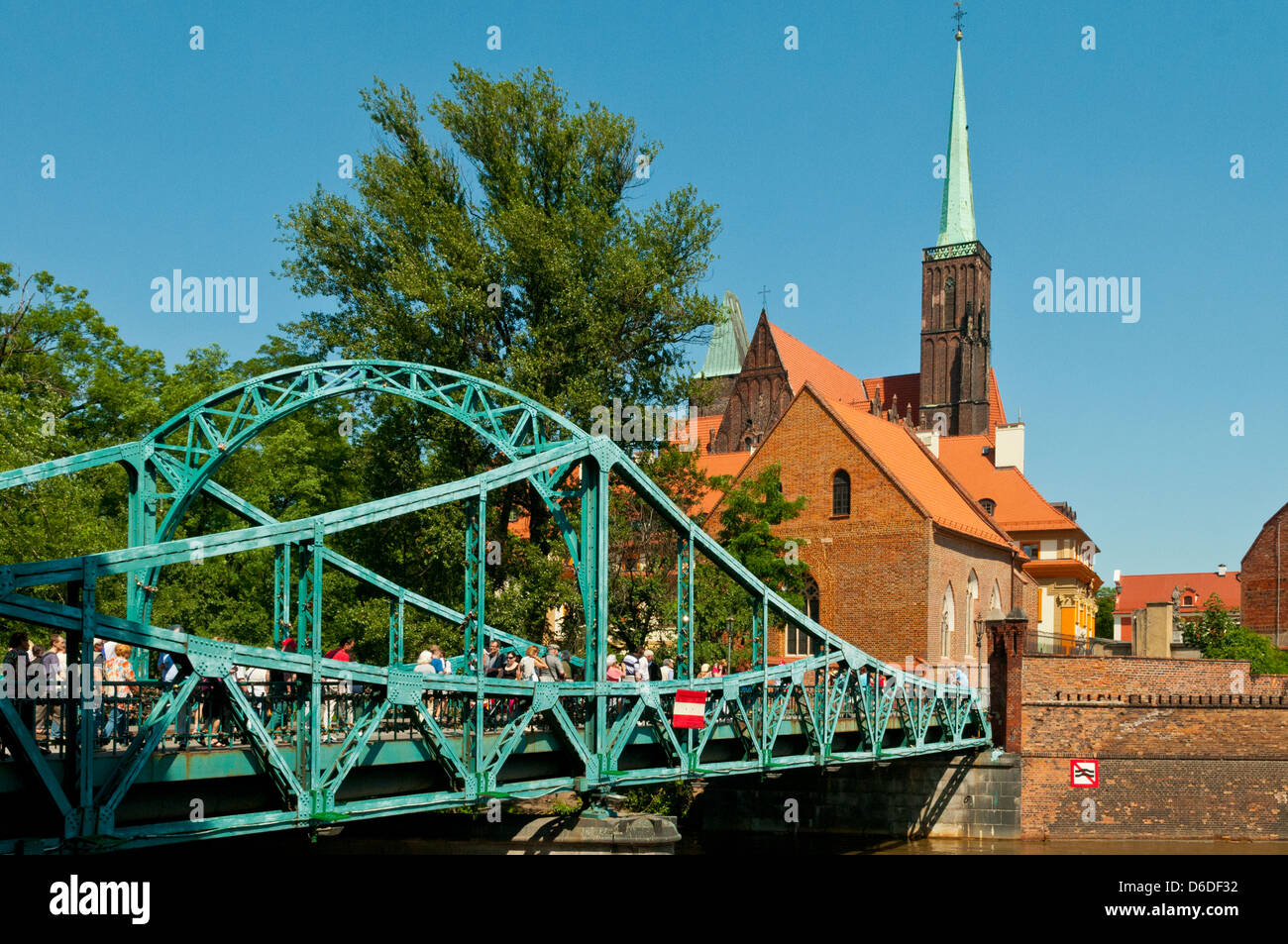 Poland blue bridge hi-res stock photography and images - Alamy