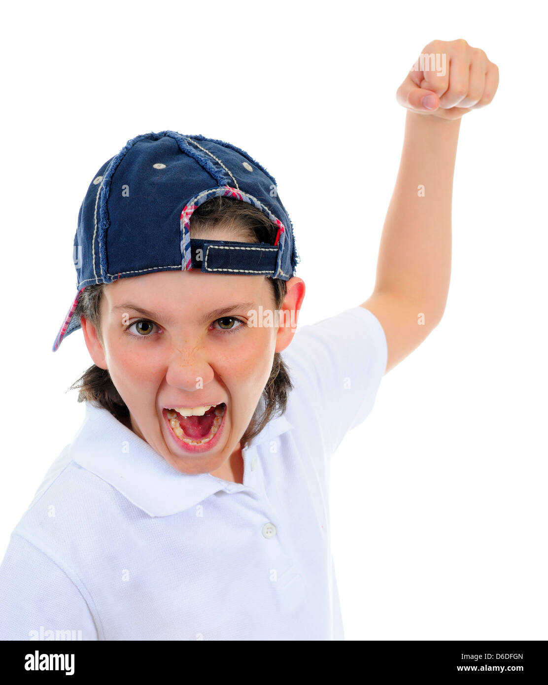 Angry little boy Stock Photo - Alamy