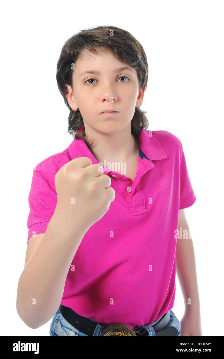 Angry little boy Stock Photo - Alamy