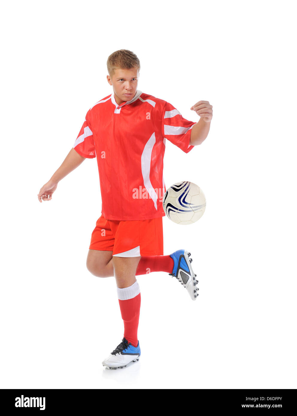 Footballer uniform Cut Out Stock Images & Pictures - Alamy