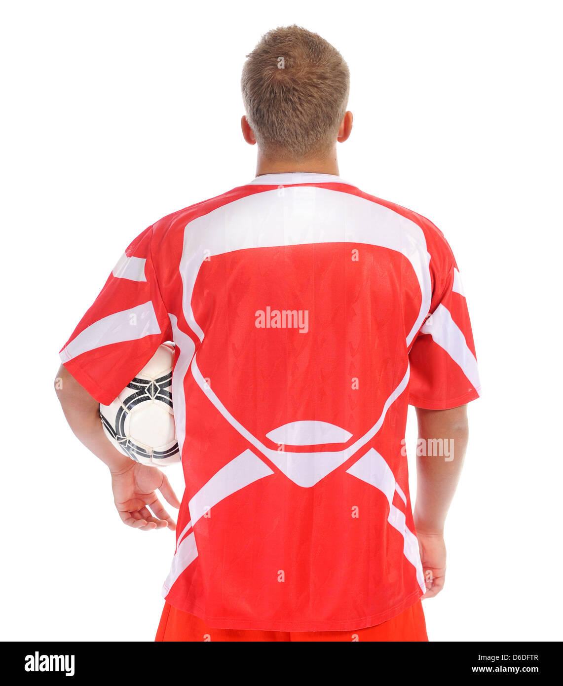 Male footballer back hi-res stock photography and images - Alamy