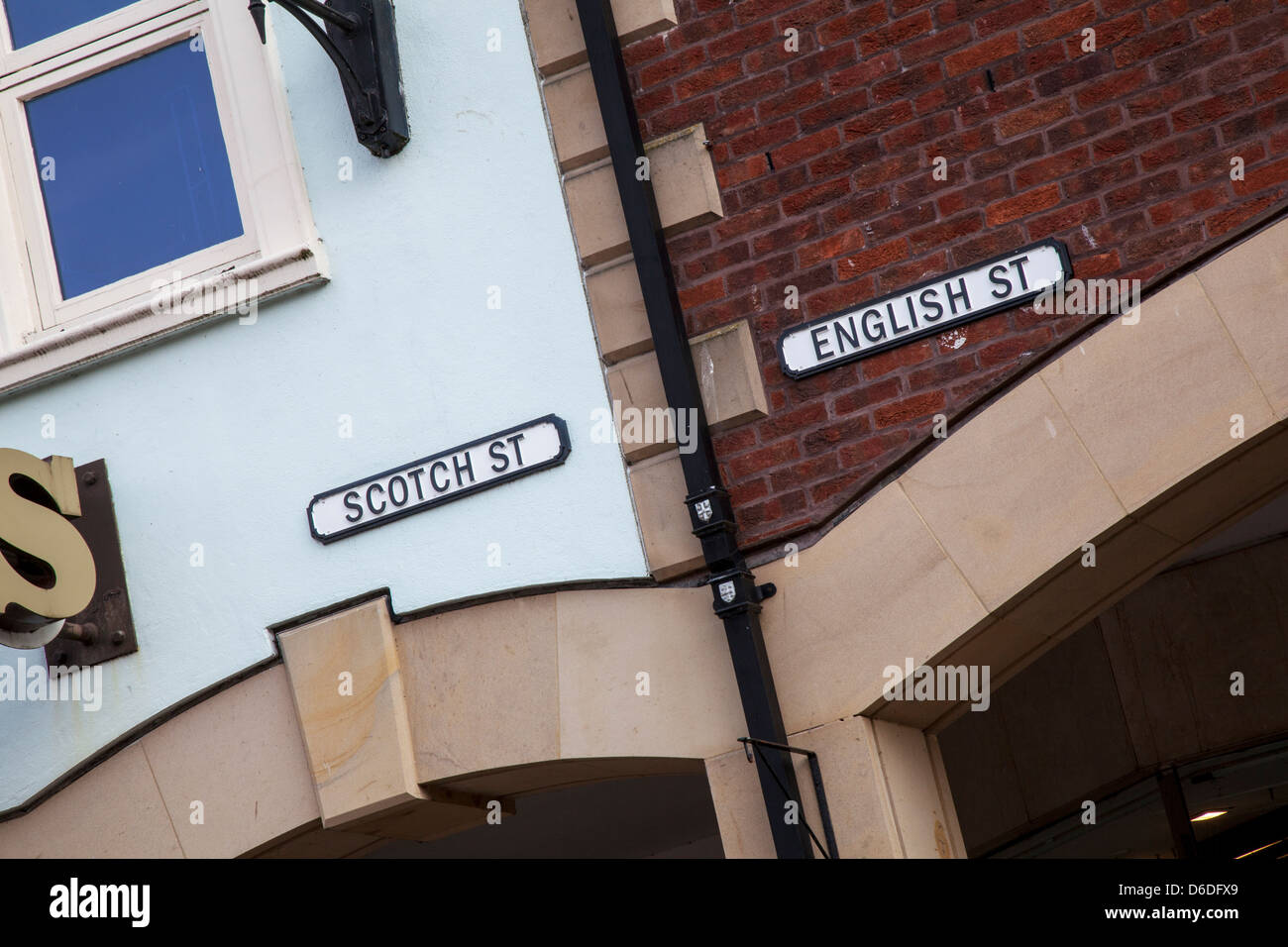 Scottish independence; English Street/Scotch Street Boundary between ...