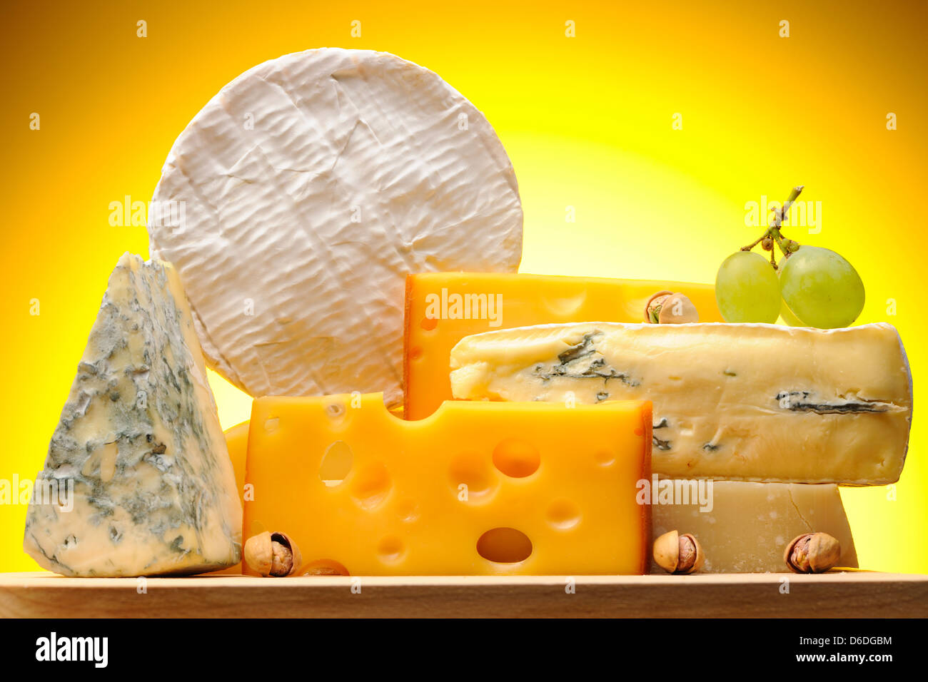 Various types of cheese Stock Photo - Alamy