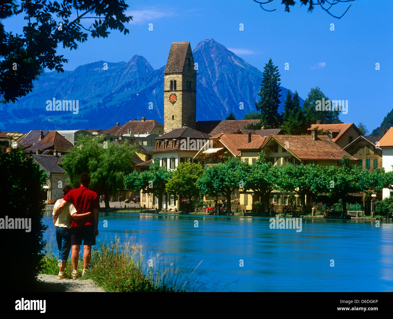 Interlaken lakeside hi-res stock photography and images - Alamy